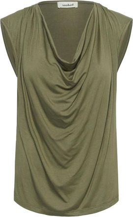 Soaked In Luxury Femme, Tops, Vert, Taille: 44 FR Hauts sans manches