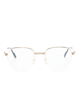 Cartier lunettes de vue &agrave; verres ronds - Or