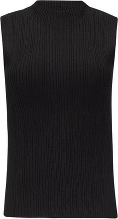 s.Oliver Muscleshirt Strickpullunder Geripptes Stricktop aus Viskosestretch