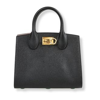 Ferragamo Femme, Sacs, Noir, Taille: ONE Size Studio Box Bag