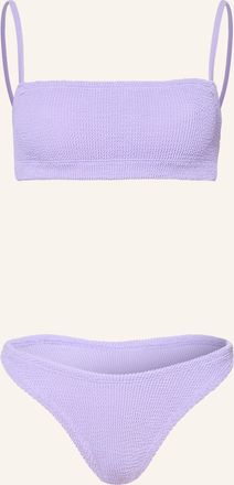 Hunza G Bustier-Bikini lila