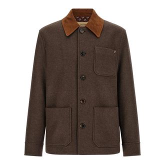 Valentino Garavani Caban Jacke - - Jackets - Herren - Braun - L