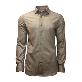 Mazzarelli Accessoires - - Shirts - Herren - Braun - 3XL