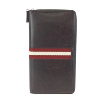 Bally Pre-owned Trainspotting Leather Long Wallet - Homme - Pre-owned - Brun - Taille: ONE Size