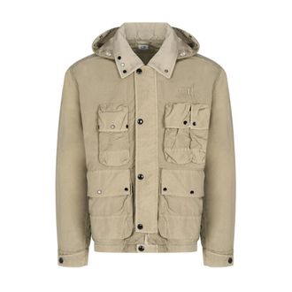 C.P. Company Heavy Chrome-R Goggle Jacket - - Jackets - Herren - Beige - XL