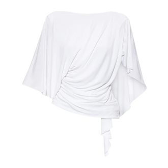 CHRISTOPHER ESBER Asymmetrisches Off-Shoulder-Oberteil - - Blouses & Shirts - Damen - Wei&szlig; - XS