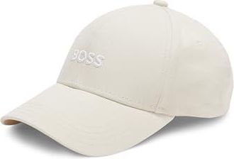 BOSS Boss Casquette en serg&eacute; avec Logo Central en caract&egrave;res Gras pour Homme, Taille Unique