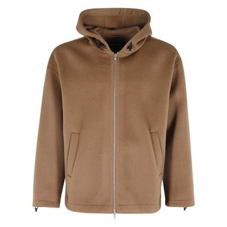 Department Five Department Five, Homme, Sweatshirts et sweats &agrave; capuche, Brun, Taille: S Park Giubbotto Zip