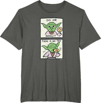 Star Wars Yoda Do or Donut There is No Try Funny T-Shirt