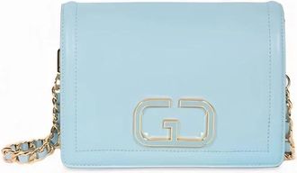 Gio Cellini Femme, Sacs, Bleu, Taille: ONE Size Borsa in ecopelle liscia