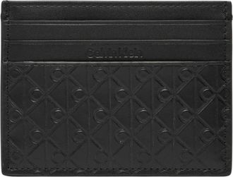 Calvin Klein Homme, Accessoires, Noir, Taille: ONE Size Portefeuille Bi-Fold en Cuir