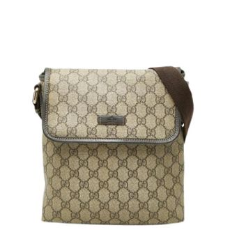 Gucci Pre-owned Vintage Canvas Shoulder Bag - - Pre-owned - Damen - Beige - ONE SIZE