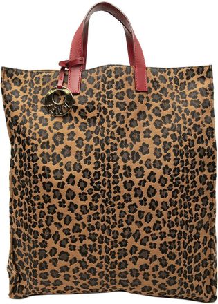 Fendi Shopper - Leopard Print Canvas Tote - Gr. unisize - in Braun - für Damen