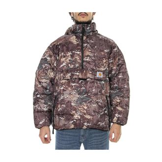 Carhartt Work in Progress Kapuzenjacke mit kurzem Rei&szlig;verschluss - - Jackets - Herren - Mehrfarbig - XS
