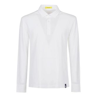 Drumohr Homme, Tops, Blanc, Taille: M Polo Chemises