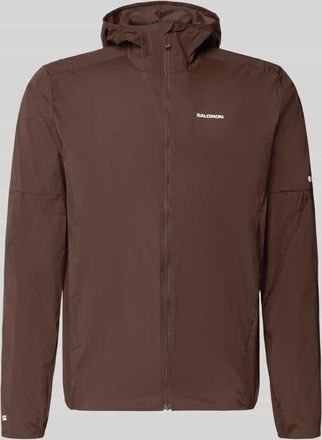 Salomon Windbreaker mit Kapuze und Logo Modell SENSE AERO