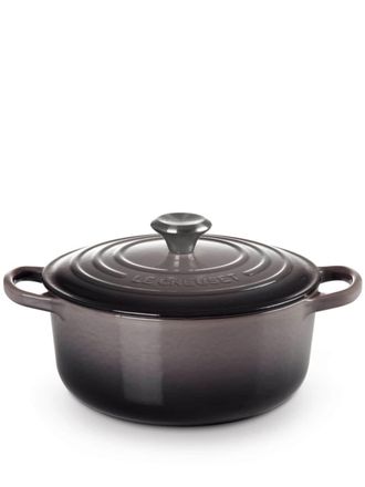 LE CREUSET plat Cocotte Tonda - Gris