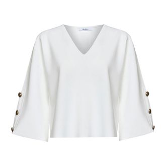 Max Mara Damen, Blusen & Hemden, Wei&szlig;, MGr&ouml;&szlig;e