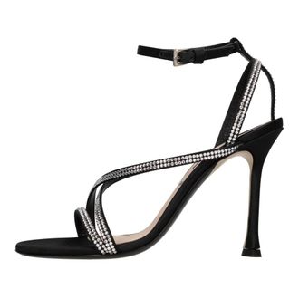 N&deg;21 Femme, Chaussures, Noir, Taille: 39 EU Sandales en satin