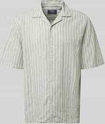 Mc Neal Regular Fit Freizeithemd aus Leinen-Baumwoll-Mix
