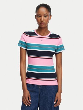 Tommy Jeans T-Shirt Essential DW0DW17383 Bunt Slim Fit