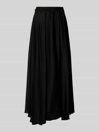 Zabaione Maxirock aus Viskose mit gelegten Falten