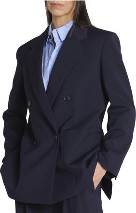 Max Mara Femme, Vestes, Bleu, Taille: 34 FR Veloce Blazer