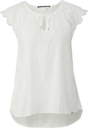QS by s.Oliver Damen 2140754 Bluse, Creme, 36