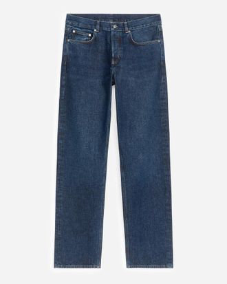 Arket OCEAN Loose Straight Jeans -Blau