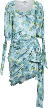 Chlo&eacute; Femme, Robes, Multicolore, Taille: 36 FR Asymmetric Wrap Short Dress