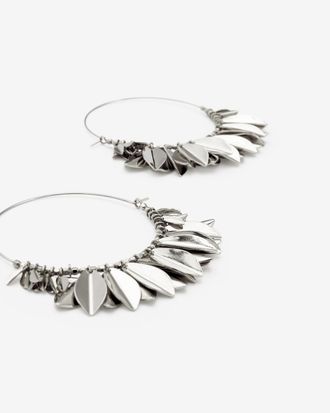 Isabel Marant Boucles DOreilles Metal Shiny Leaf - Femme - Argent - Isabel Marant