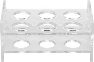 Angoily Transparenter Acryl Rundbecherhalter Shot Glass Display Rack f&uuml;r Bar Getr&auml;nkeregal Ablage Praktische Aufbewahrung f&uuml;r Party und Zuhause