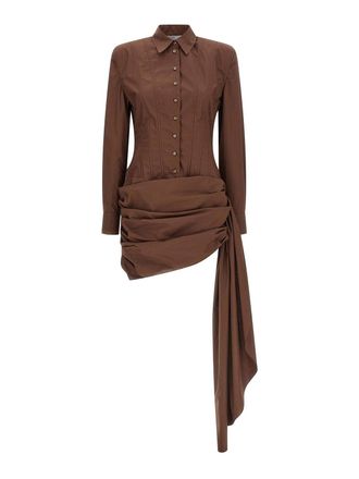 Giuseppe Di Morabito Robe Au Genou - Marron