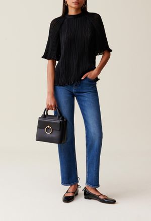 Claudie Pierlot Top pliss&eacute; fluide