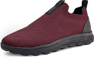 Geox U SPHERICA Baskets pour Homme, Rouge, 42 EU, Rouge, 42 EU