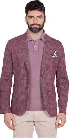 Bob Homme, Vestes, Rouge, Taille: XL Giacca monopetto