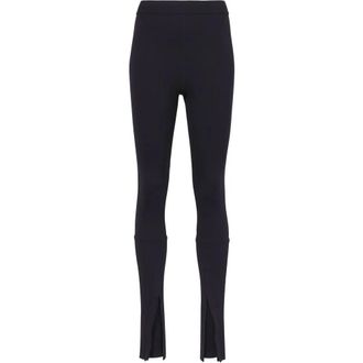 Proenza Schouler Schwarze Leggings mit Rei&szlig;verschluss - - Trousers - Damen - Schwarzk - S