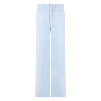 Lois Marlene Leinenhose - - Trousers - Damen - Blau - W30
