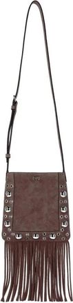 Valentino Garavani Hobo Bags - Small Dark Brown Suede Shoulder Bag - Gr. unisize - in Braun - f&uuml;r Damen