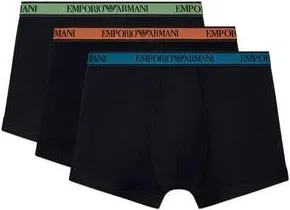 Emporio Armani Lot de 3 boxers en coton m&eacute;lang&eacute;
