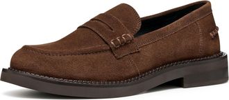 Geox Damen D SERILDA Loafer, Brown, 35 EU
