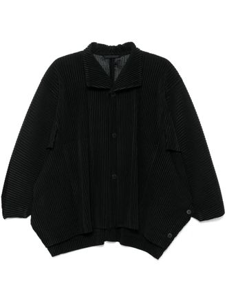 Homme Plissé Issey Miyake veste Kite à plis - Noir