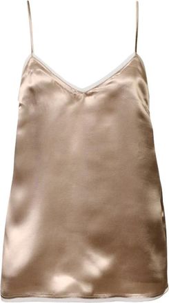 Fabiana Filippi Femme, Tops, Beige, Taille: 36 FR Top sans manches