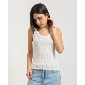 Fracomina Top slim fit avec strass