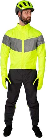 Endura Luminite Trainingsanzug-Set f&uuml;r Herren, Weiter Stehkragen (Leuchtend Gelb)