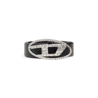 Diesel G&uuml;rtel mit Logo - - Accessories - Damen - Schwarzk - 90 CM