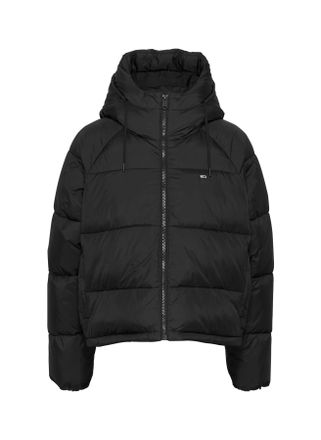 Tommy Jeans Damen Pufferjacke Warm, Schwarz (Black), 6XL