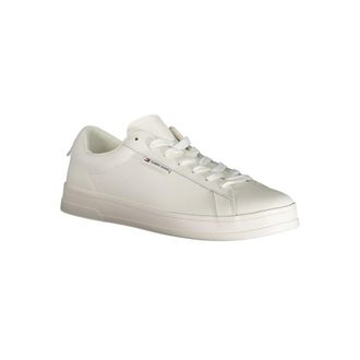 Tommy Hilfiger Leather Low-Top Sneaker - White