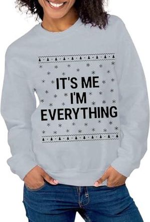 Generic Sweat assorti pour couple de Saint-Valentin 2026 avec inscription &laquo; I Have Everything I Want For Shirt/Husband Wife &raquo;, gris clair, XXL