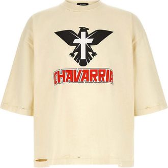 Willy Chavarria T-Shirt - Beige